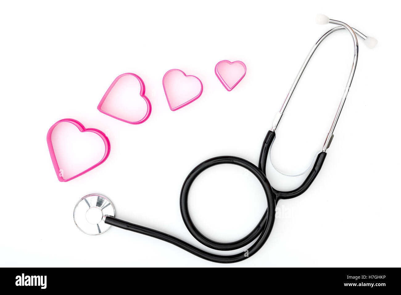 stethoscope and heart Stock Photo - Alamy
