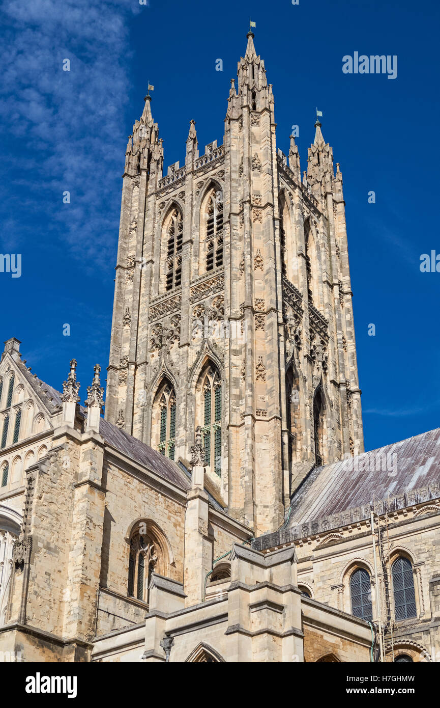 Canterbury Cathedral in Canterbury, Kent England United Kingdom UK ...
