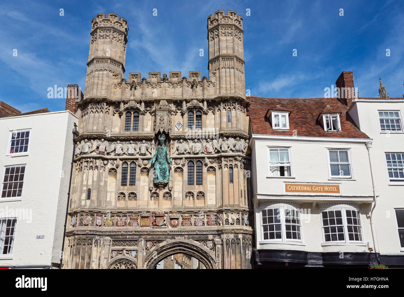 Canterbury cathedral christ church gate hi-res stock photography and ...