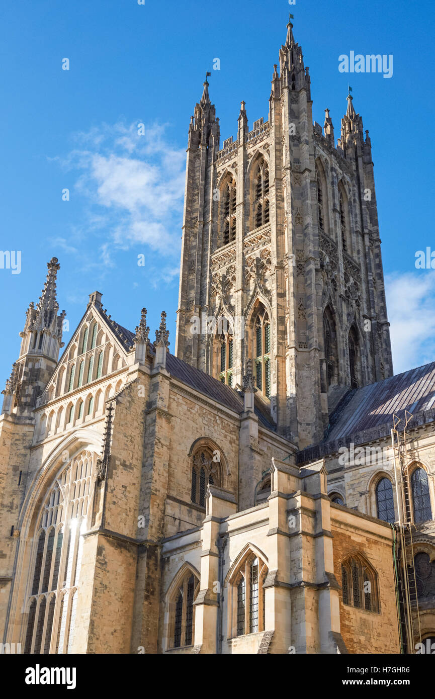 Canterbury Cathedral in Canterbury, Kent England United Kingdom UK ...