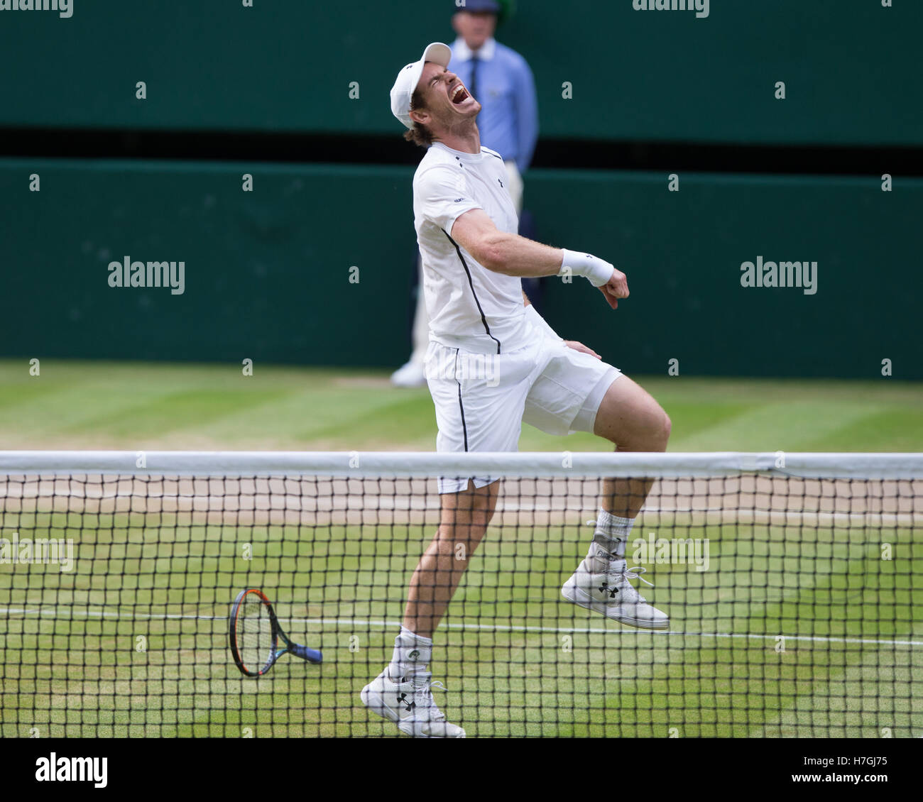 Murray Wimbledon Win High Resolution Stock Photography and Images - Alamy