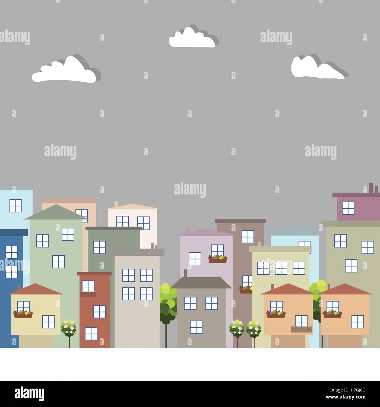 Neighboring city Stock Vector Images - Alamy