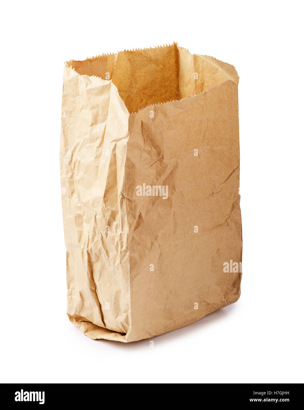 Crumpled brown paper bag hi-res stock photography and images - Alamy