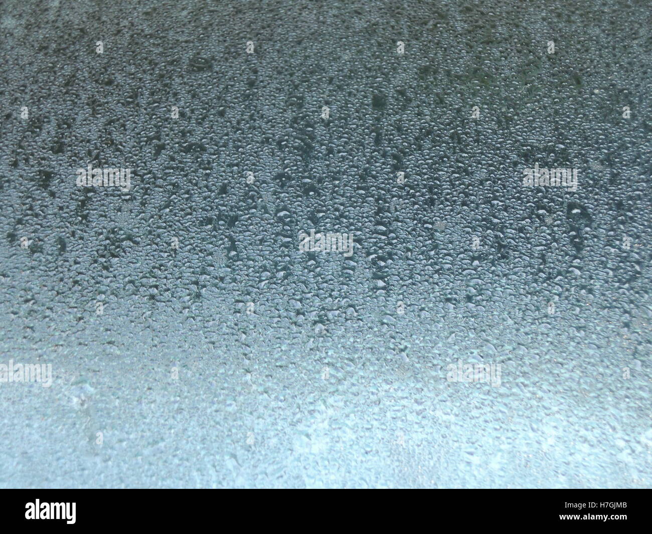 Water droplets on a window with sunlight reflection Stock Photo - Alamy