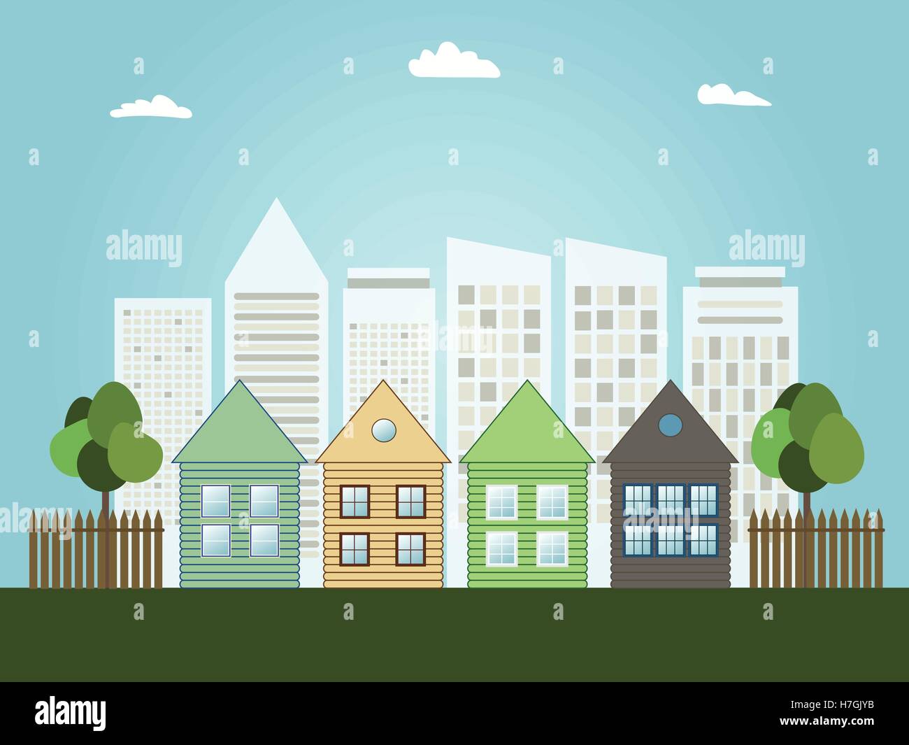Rural properties Stock Vector Images - Alamy
