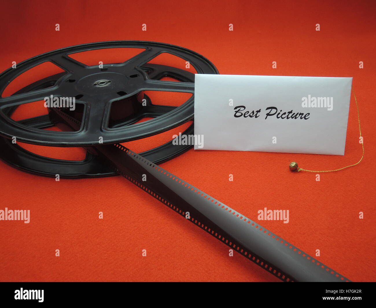 Envelope with best picture for a movie award Stock Photo - Alamy