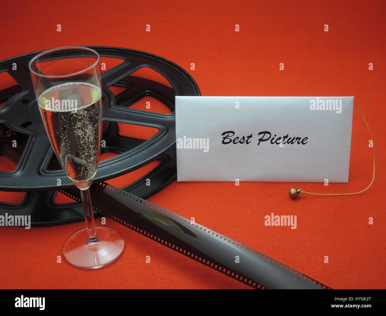 Envelope with best picture for a movie award Stock Photo - Alamy