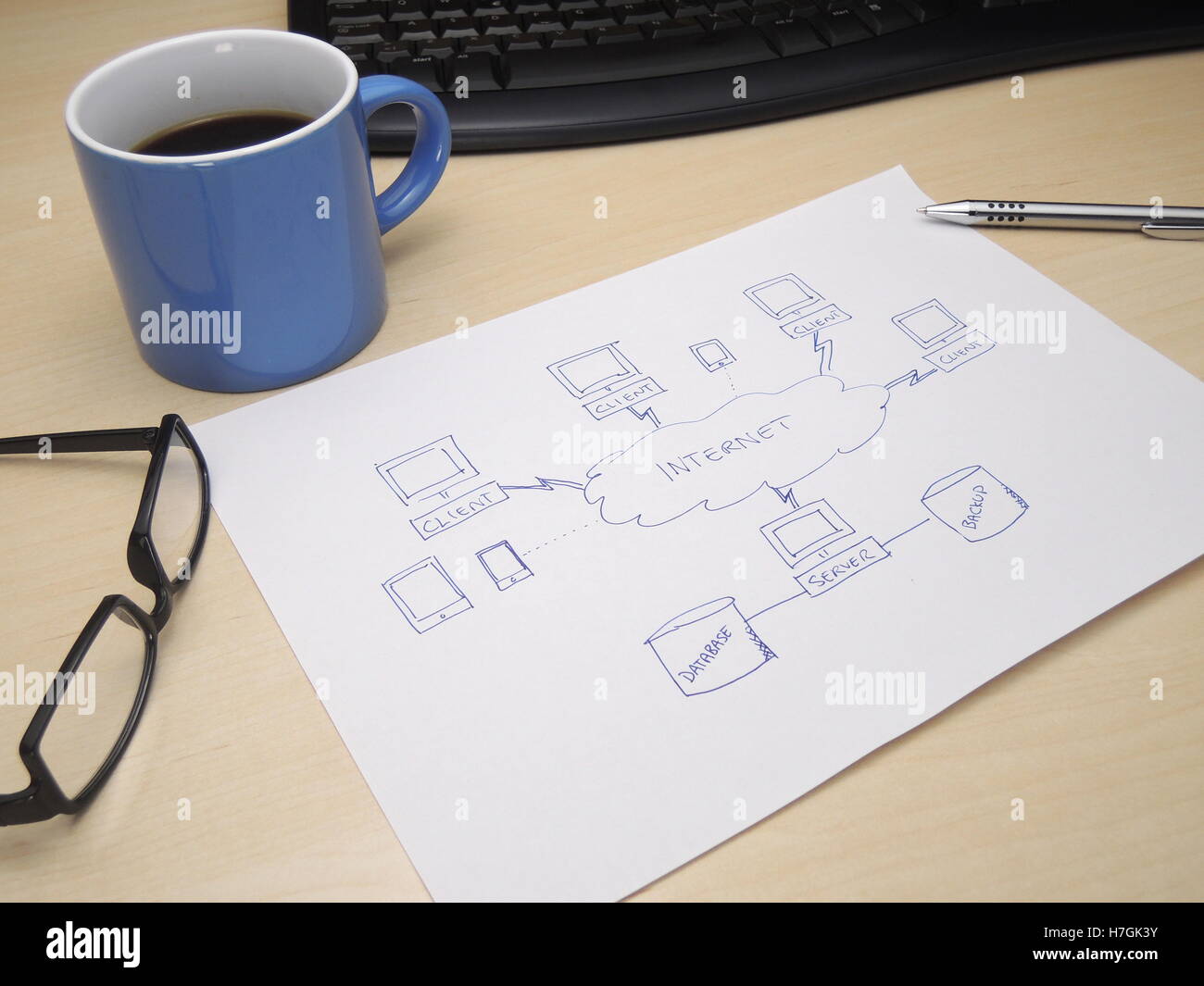 Dataflow internet hi-res stock photography and images - Alamy