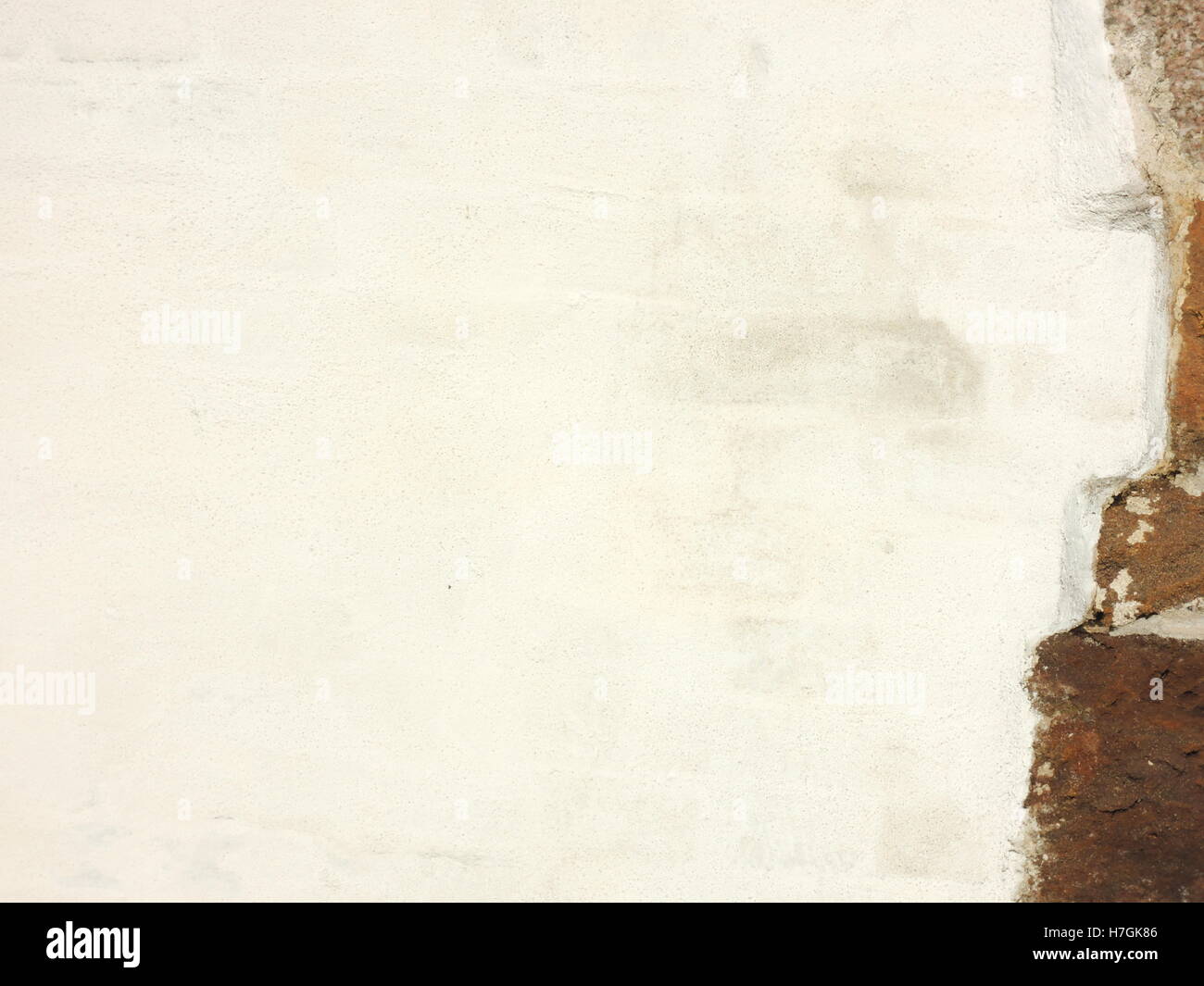 White wall background with granite stone edge Stock Photo - Alamy