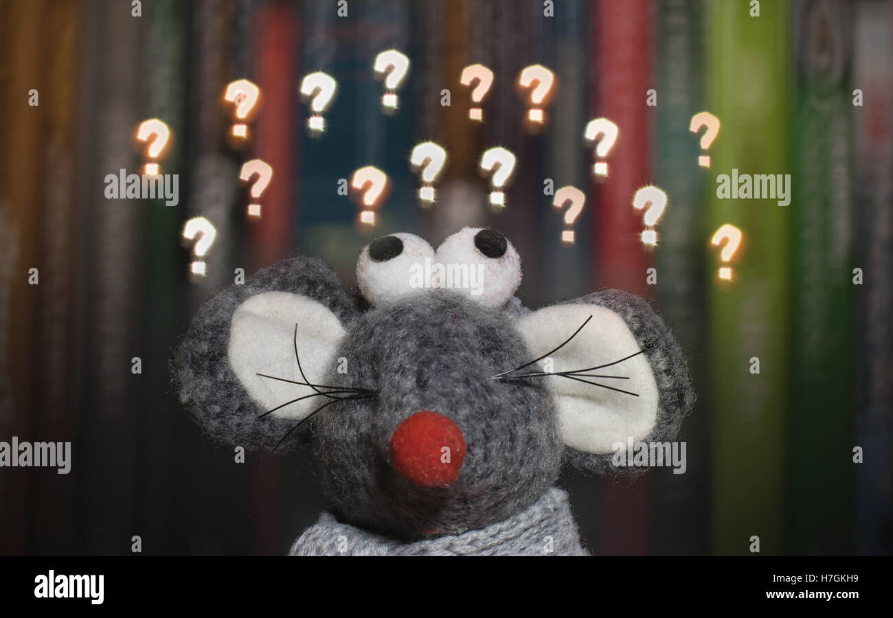 Conceptual illustration of being confused or asking a question Stock ...