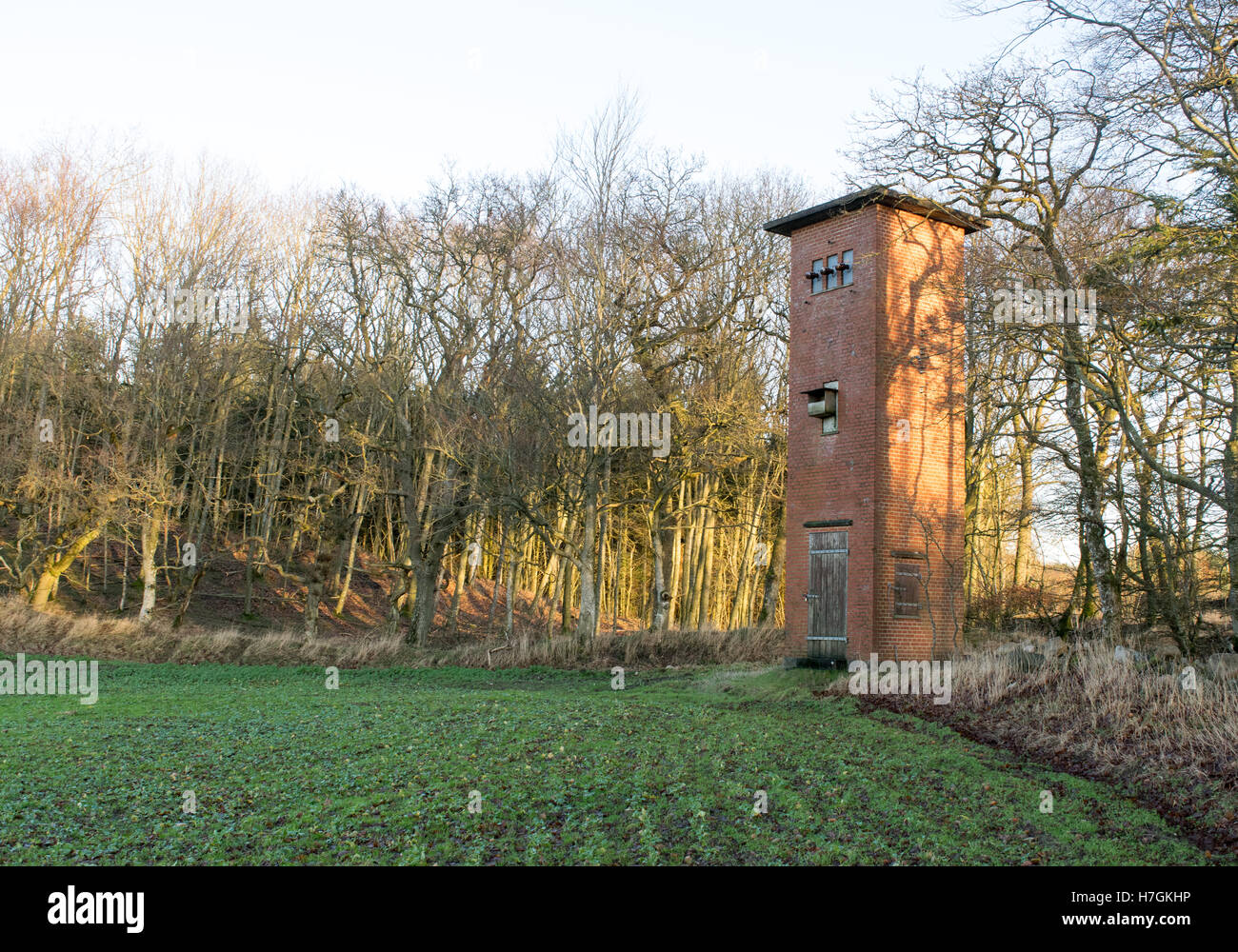 Old power station in a rural setup Stock Photo - Alamy