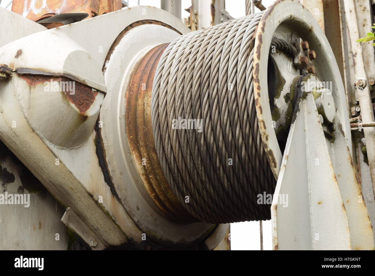 Old steel cable worn hi-res stock photography and images - Alamy