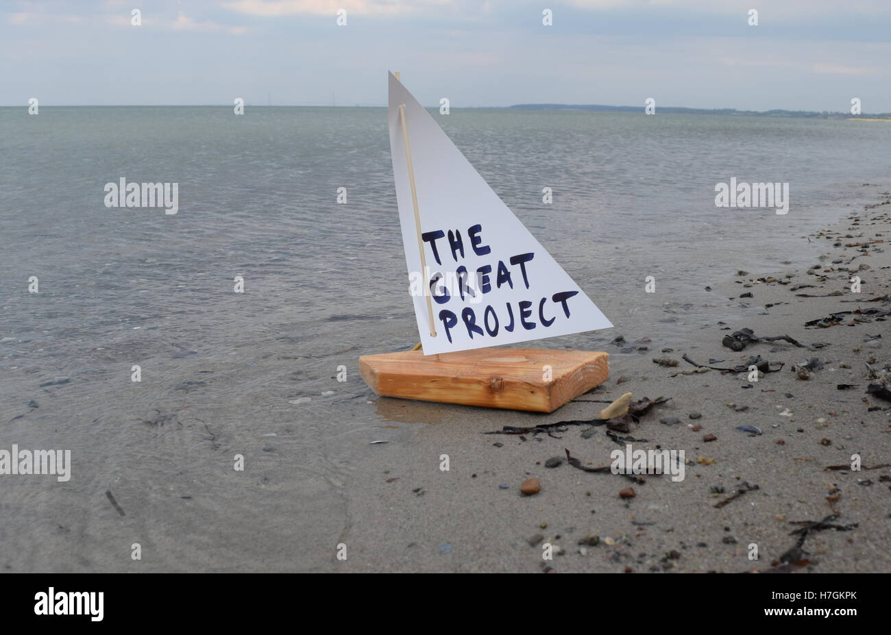 Abstract illustration of launching the great project Stock Photo - Alamy