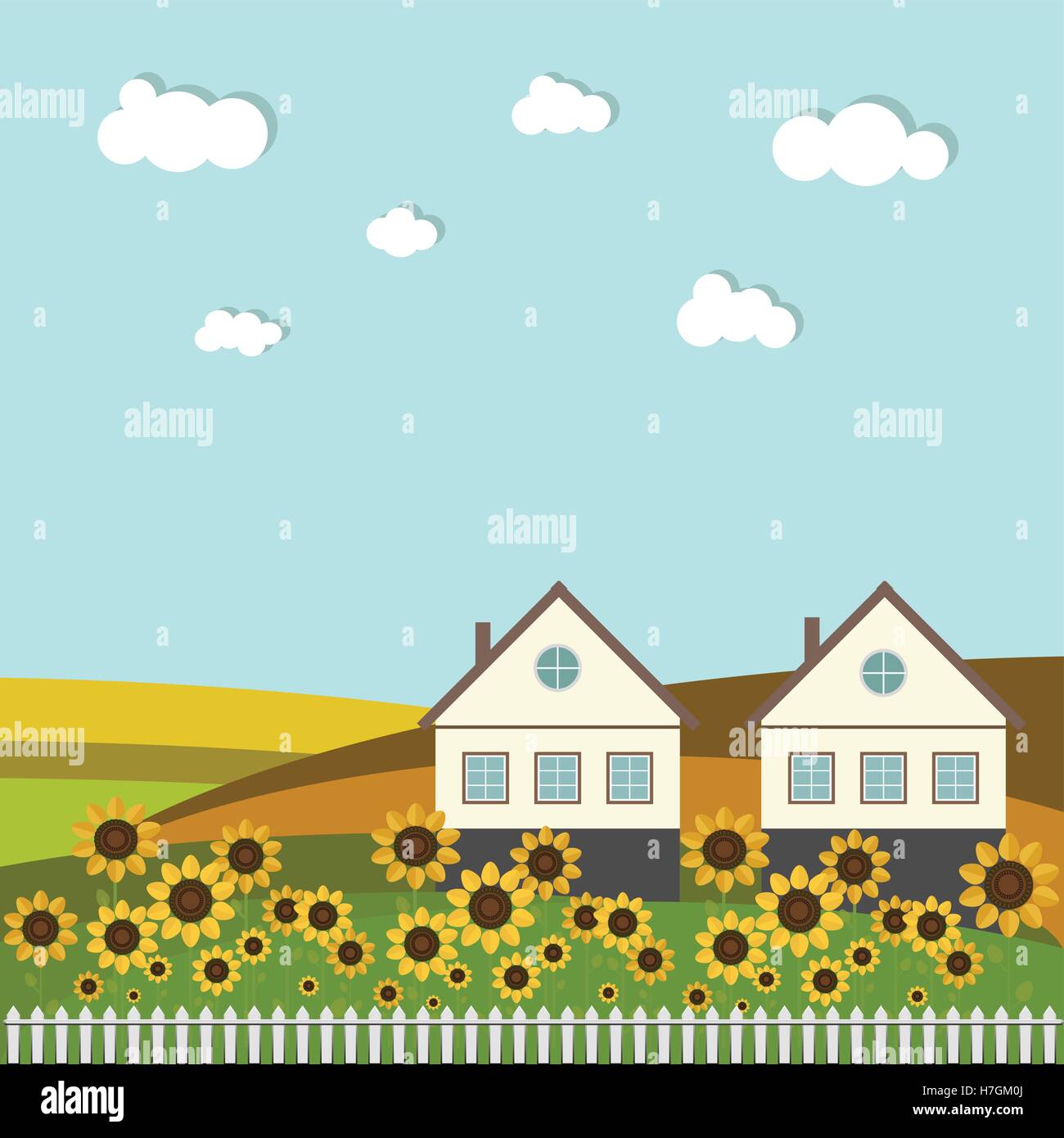 Colorful Houses, Real Estate Concept Stock Vector Image & Art - Alamy