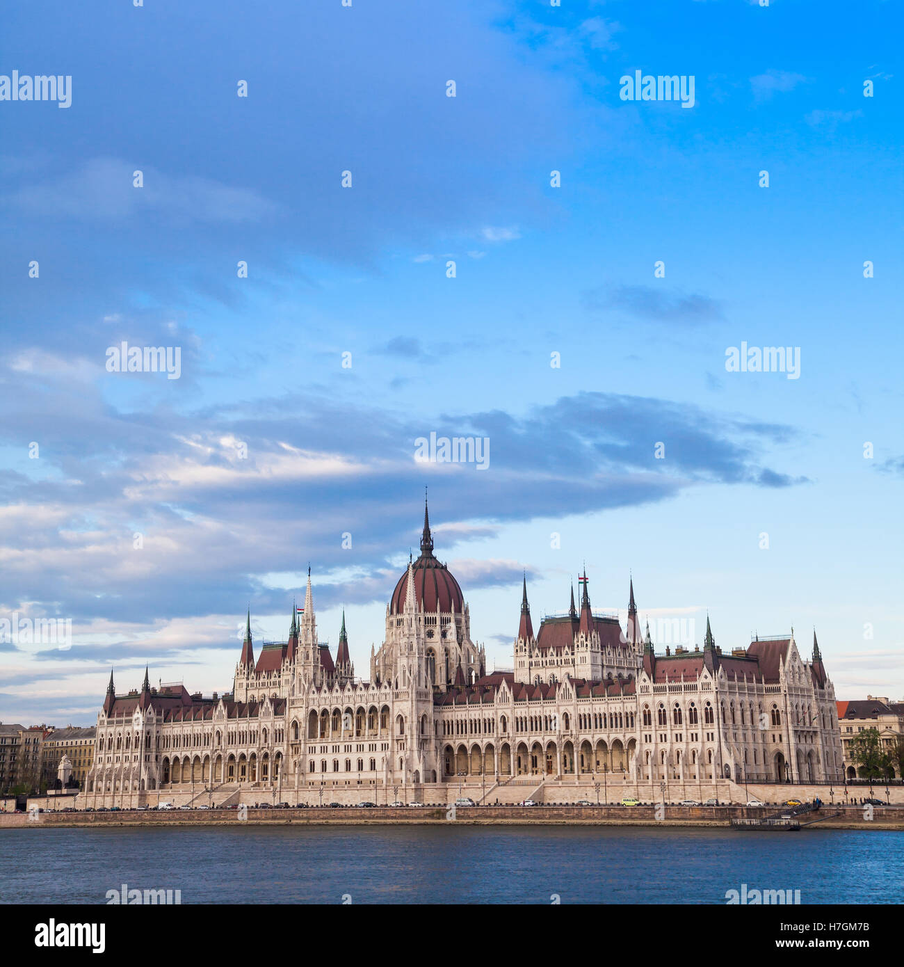 The Hungarian Parliament Building, a notable landmark of Hungary and a ...