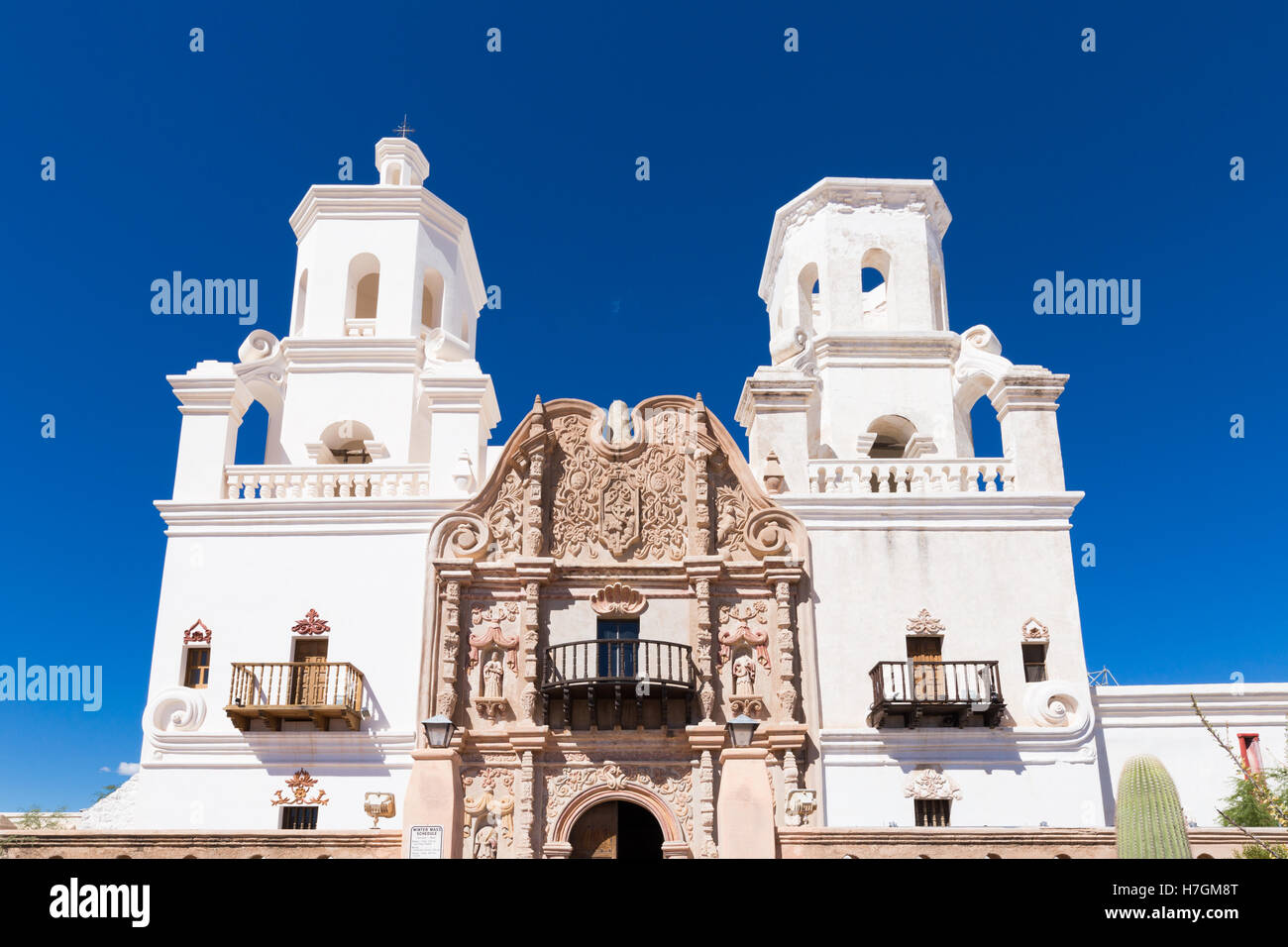 Mission San Xavier del Bac Stock Photo - Alamy