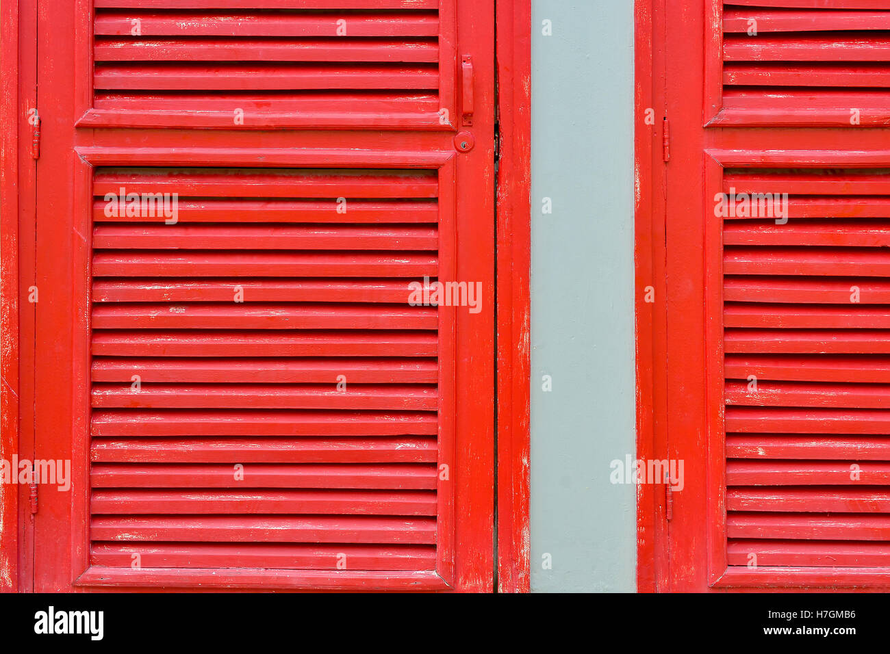 Red sun shade window natural light Stock Photo - Alamy