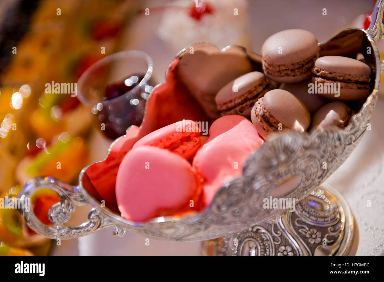 Assorted cakes platter Stock Photo - Alamy