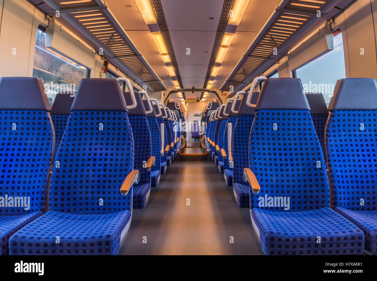 Train interior design hi-res stock photography and images - Alamy