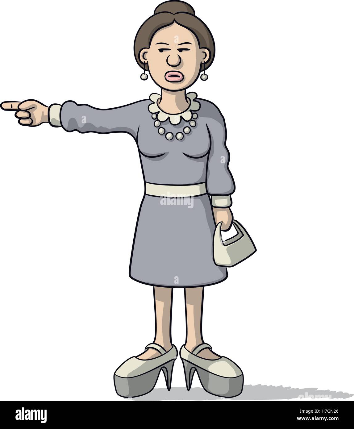 Cartoon Suspicious Look