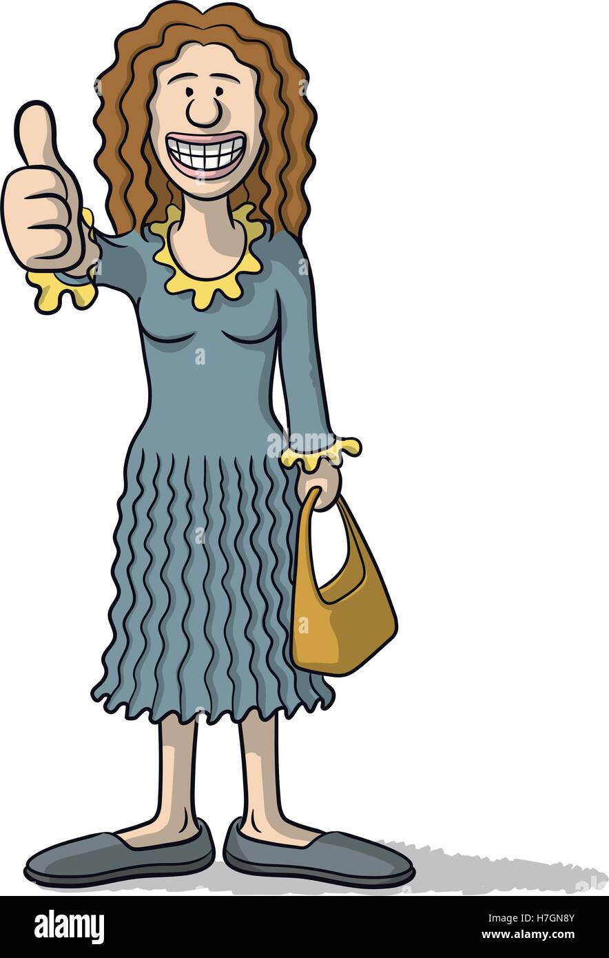 Thumb female Stock Vector Images - Alamy