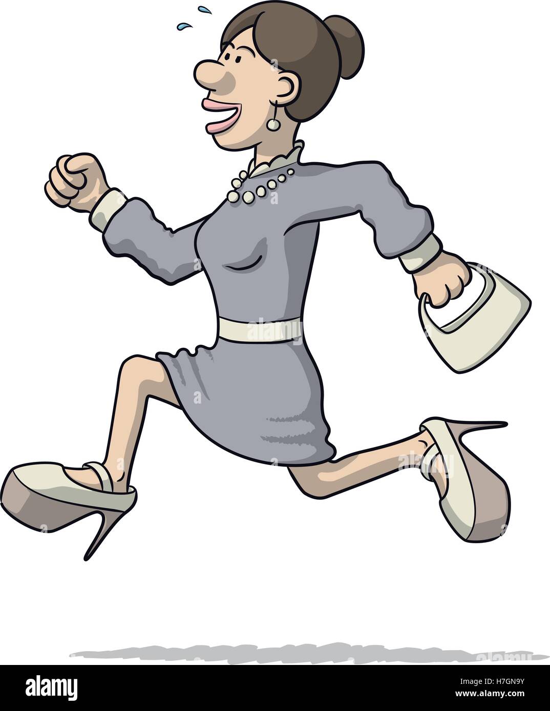 Run late Stock Vector Images - Alamy