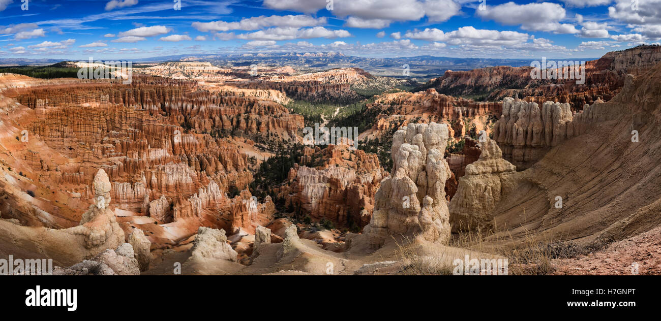 Bryce Canyon hoodoos Inspiration Point, Utah USA Stock Photo - Alamy