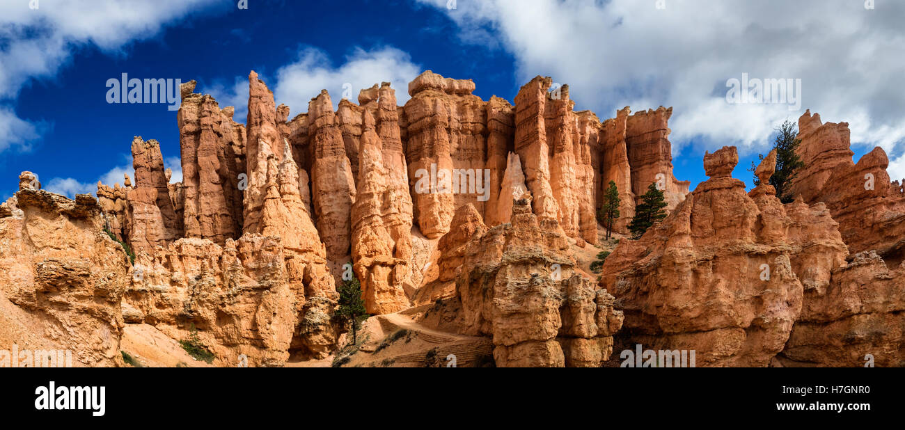Bryce Canyon hoodoos Navajo Trail, Utah USA Stock Photo - Alamy