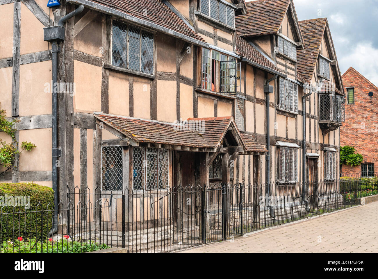 Birth Place William Shakespeare Stratford Upon Avon Stock Photos ...