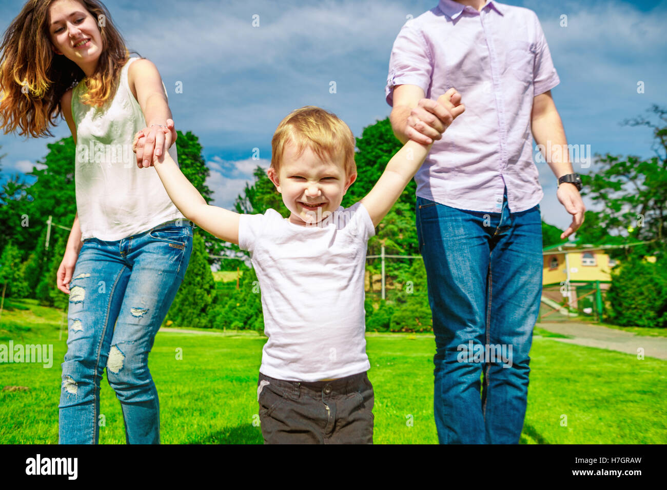 family - enjoying the life together Stock Photo - Alamy