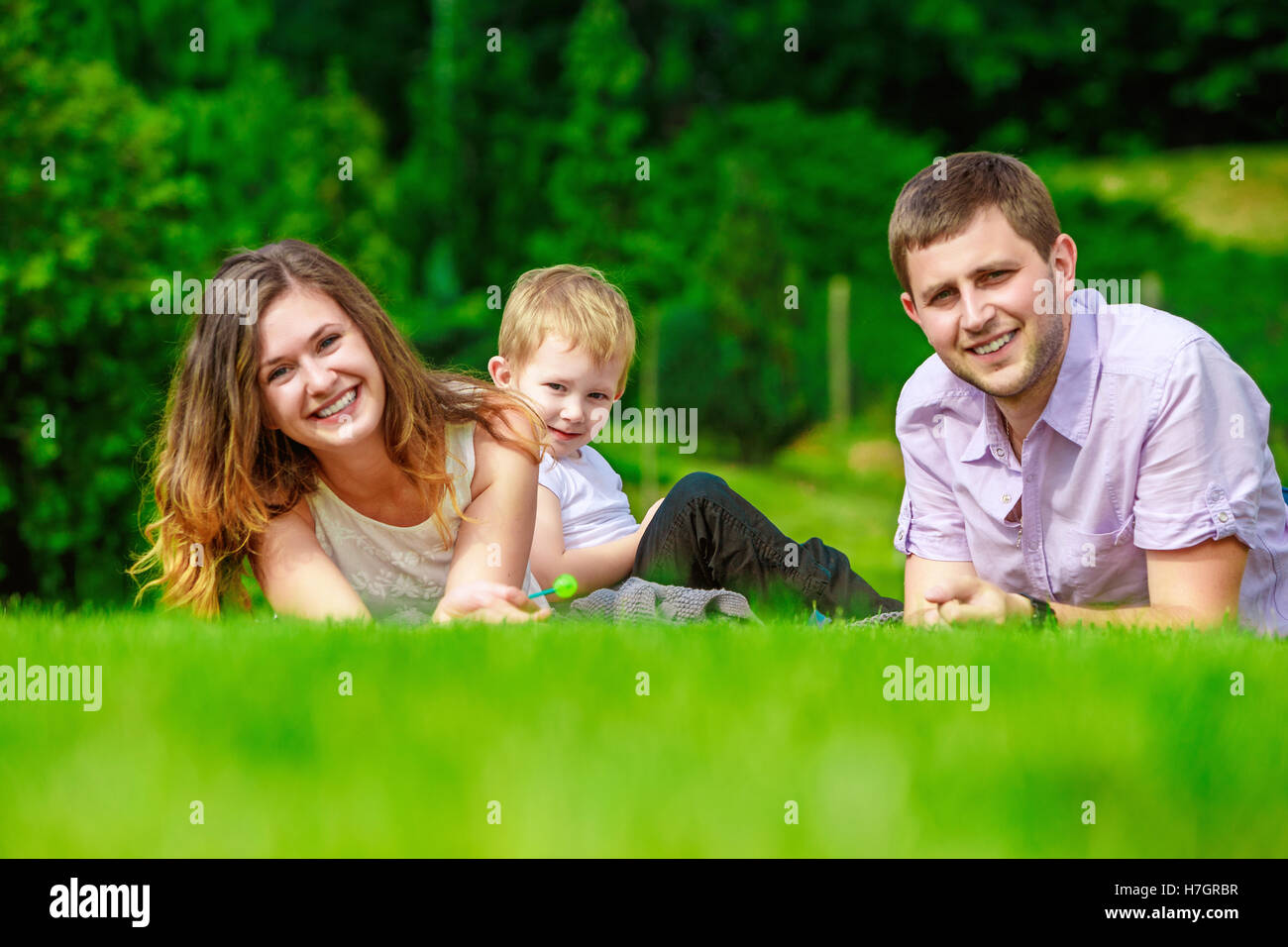family - enjoying the life together Stock Photo - Alamy