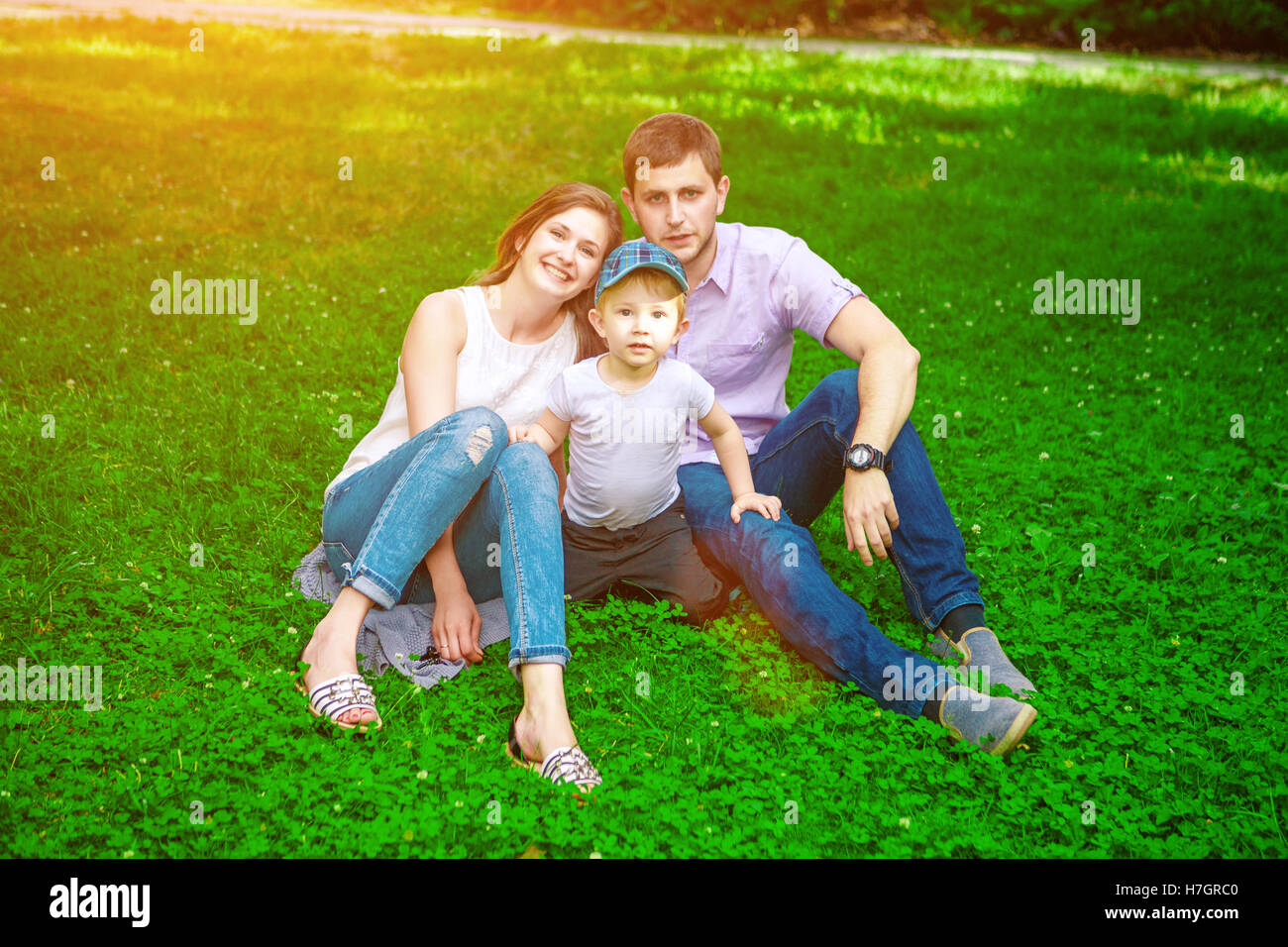 family - enjoying the life together Stock Photo - Alamy