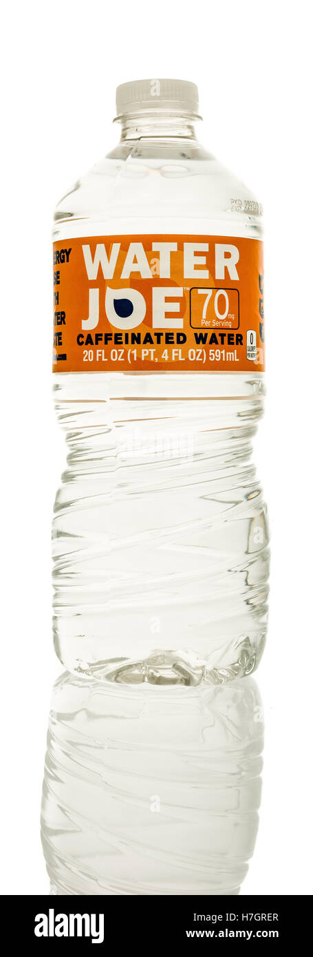 Winneconne, WI - 3 November 2016: Bottle of Joe drinking water on an ...