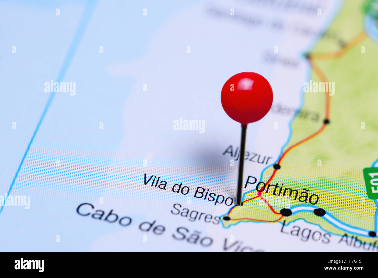 Vila do bispo portugal map hi-res stock photography and images - Alamy