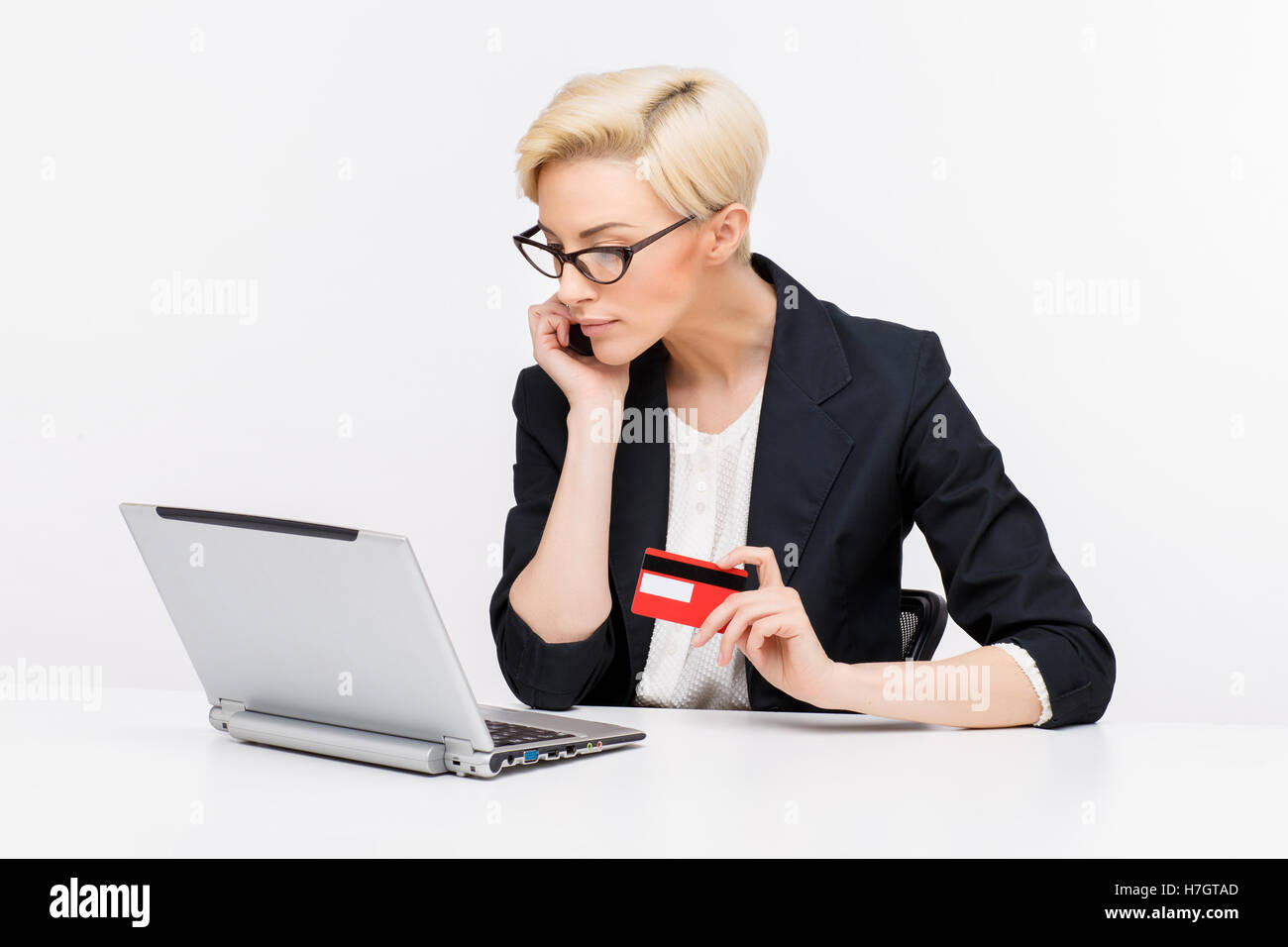 Business woman portrait Stock Photo - Alamy