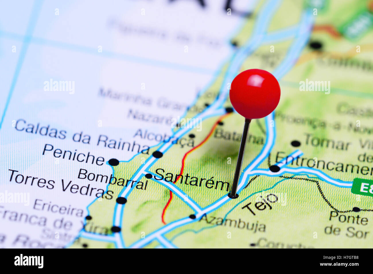 Map of santarem hi-res stock photography and images - Alamy