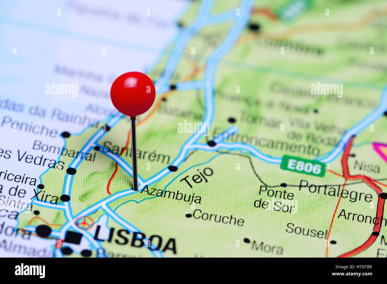 Azambuja portugal map hi-res stock photography and images - Alamy