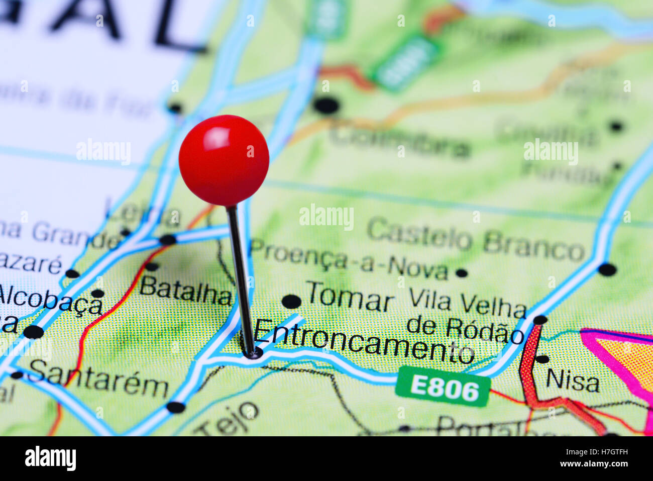 Map of portugal hi-res stock photography and images - Alamy