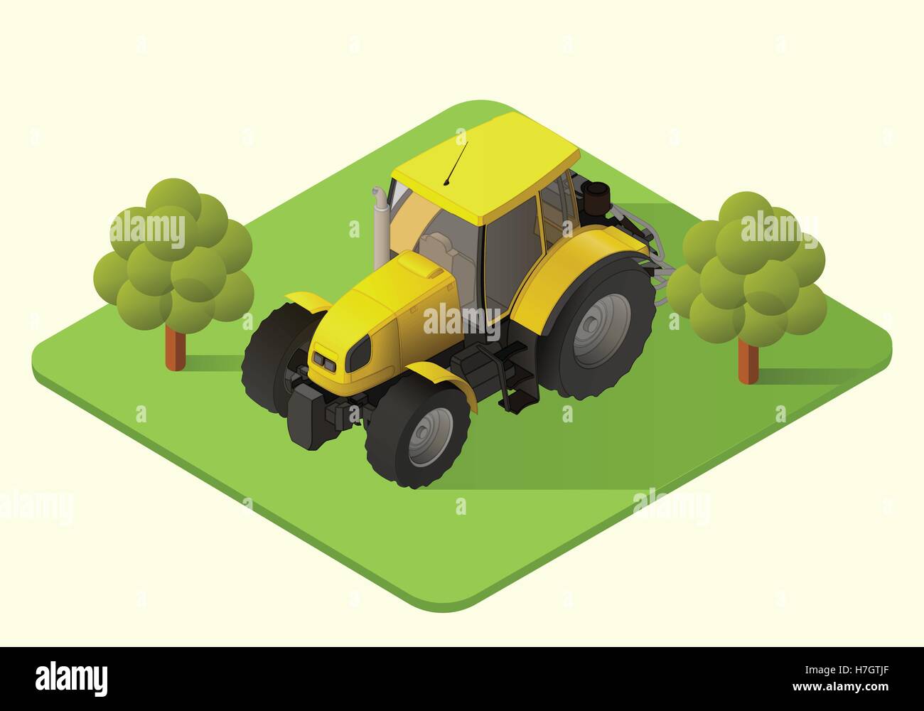 Tractor Stock Vector Images - Alamy