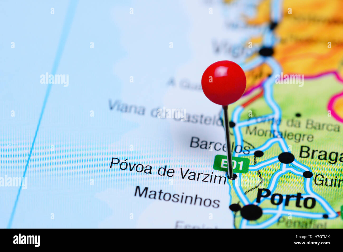 Povoa do varzim portugal map hi-res stock photography and images - Alamy