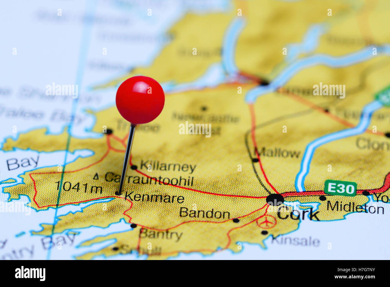 Map of republic of ireland hi-res stock photography and images - Alamy