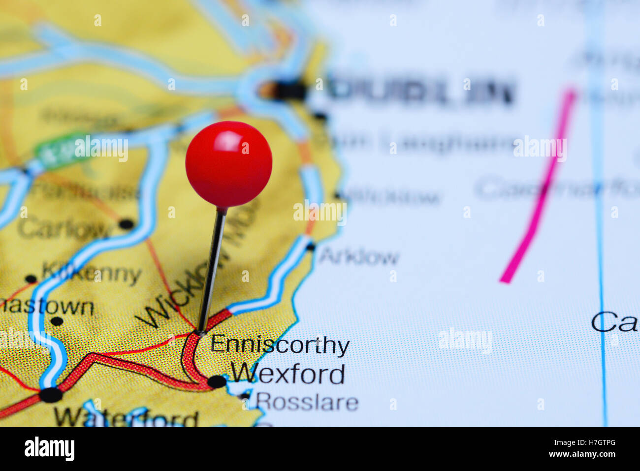 Enniscorthy map hi-res stock photography and images - Alamy
