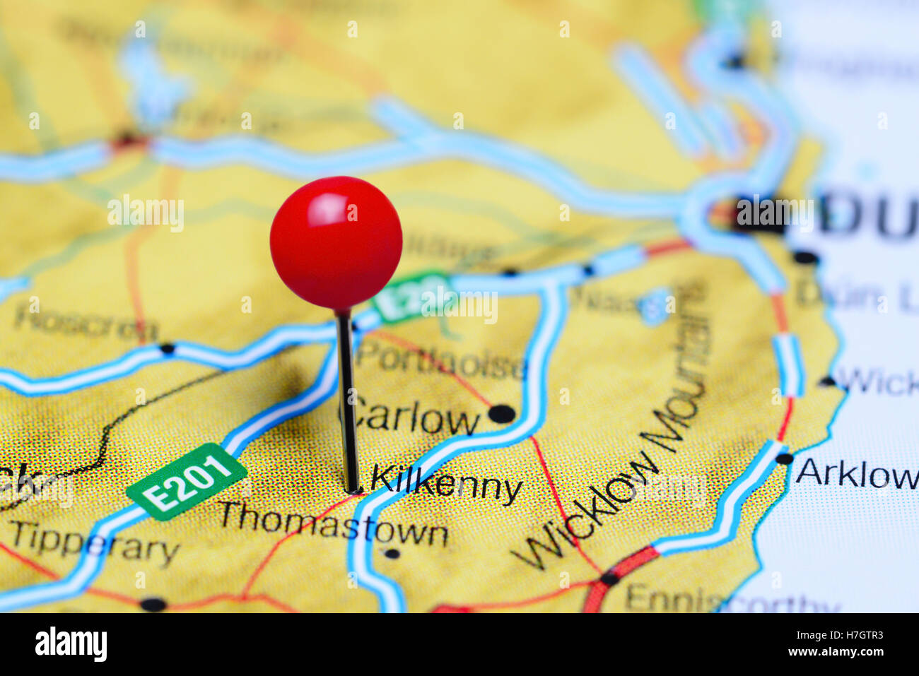 Kilkenny map hi-res stock photography and images - Alamy