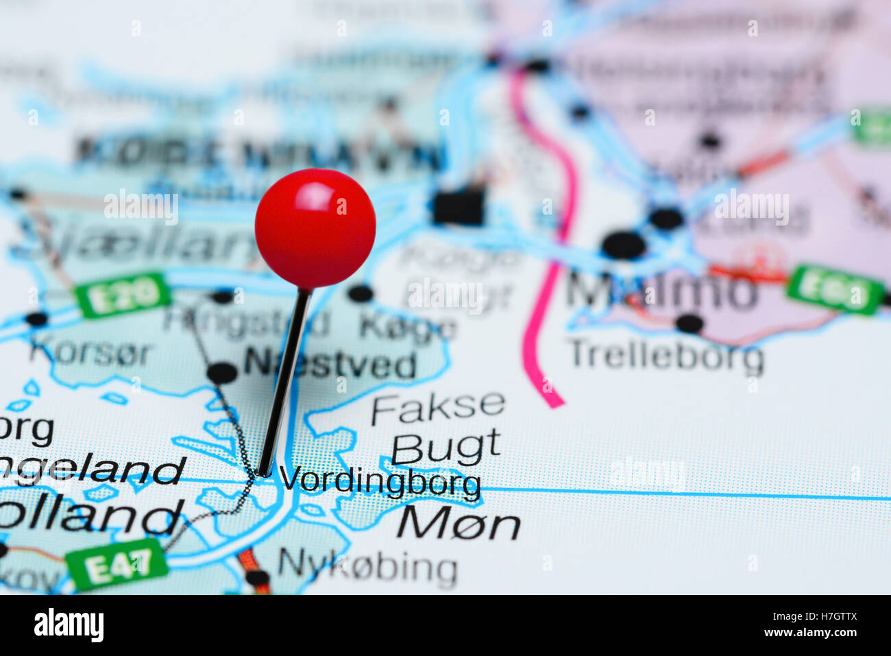 Vordingborg map hi-res stock photography and images - Alamy