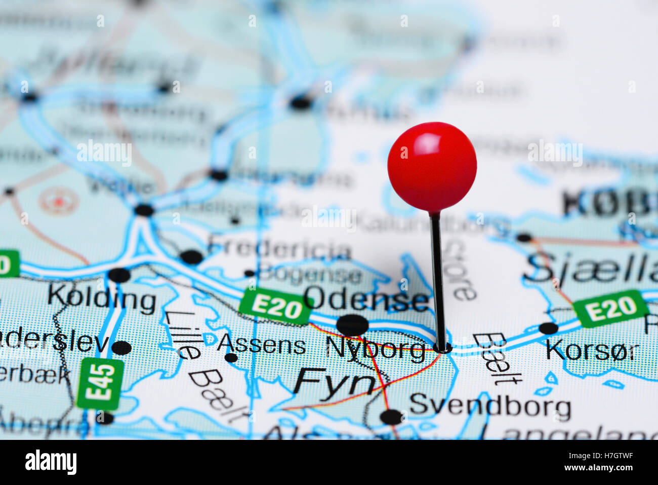 Nyborg Denmark Map at Isla Darwin blog