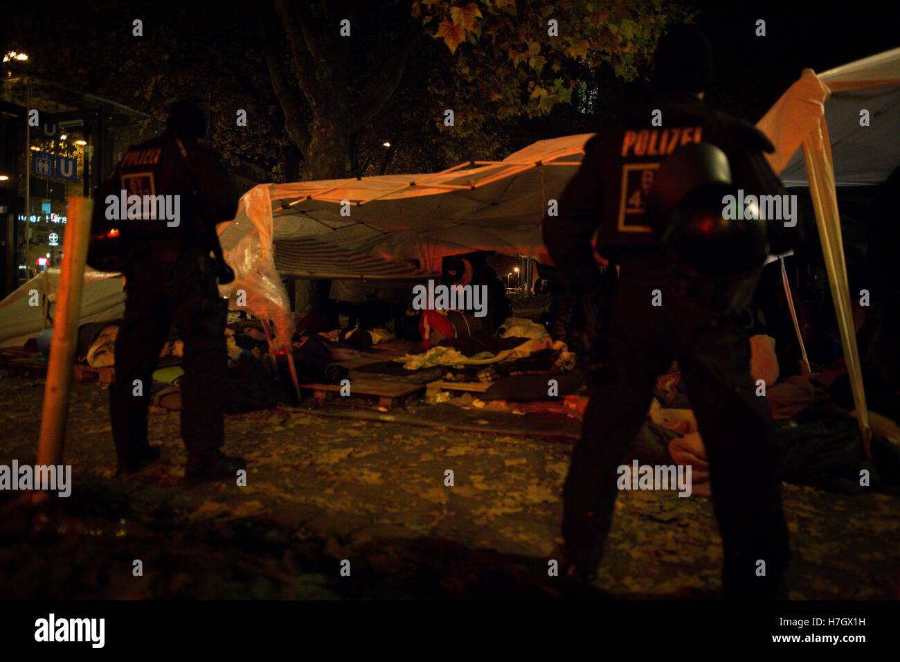 November 4, 2016 - After one month of protest camp, a protest march to ...