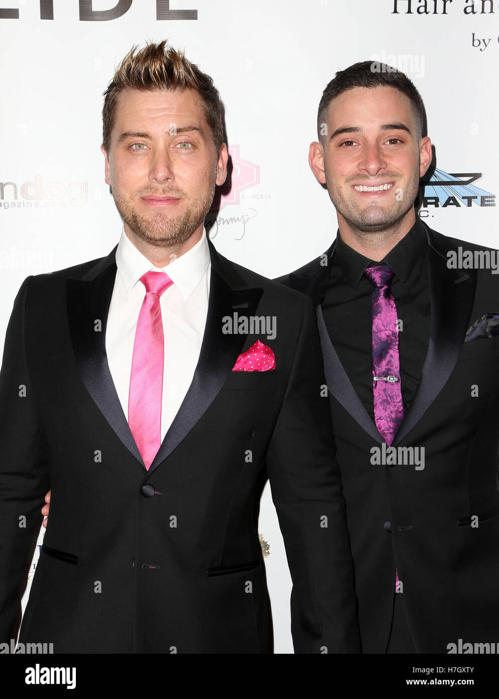 Los Angeles, CA - NOVEMBER 03: Lance Bass, Michael Turchin at The ...