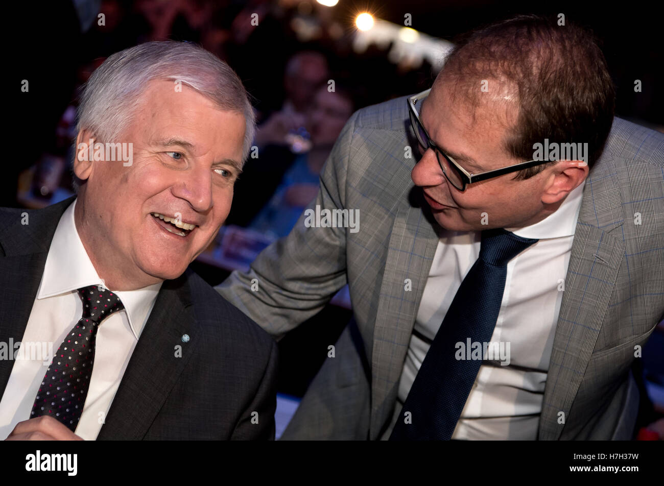 Munich, Germany. 5th Nov, 2016. The governor of Bavaria, Horst Seehofer ...