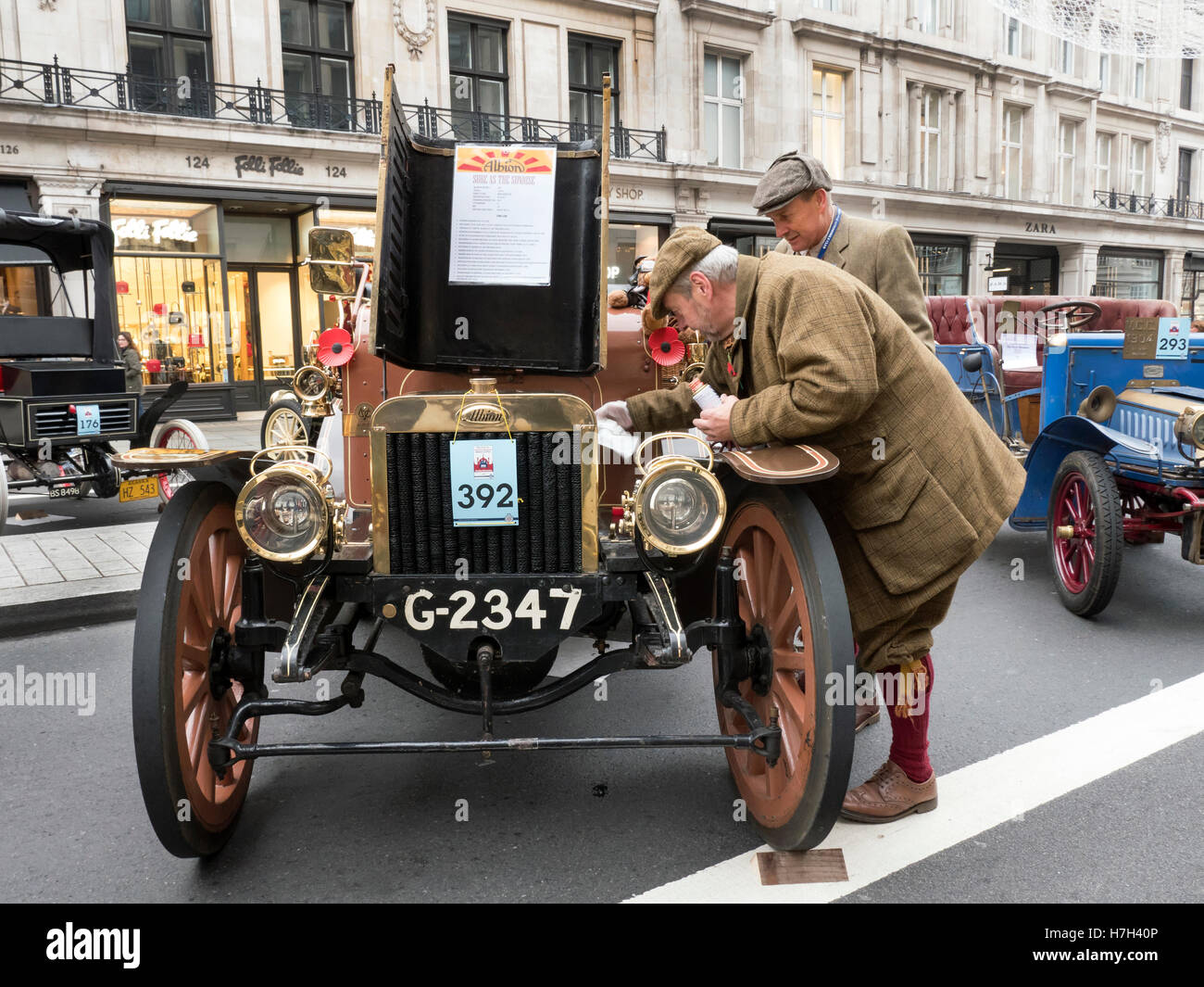1904 Albion Veteran Car on display at the 2016 Regent Street Motor Show ...