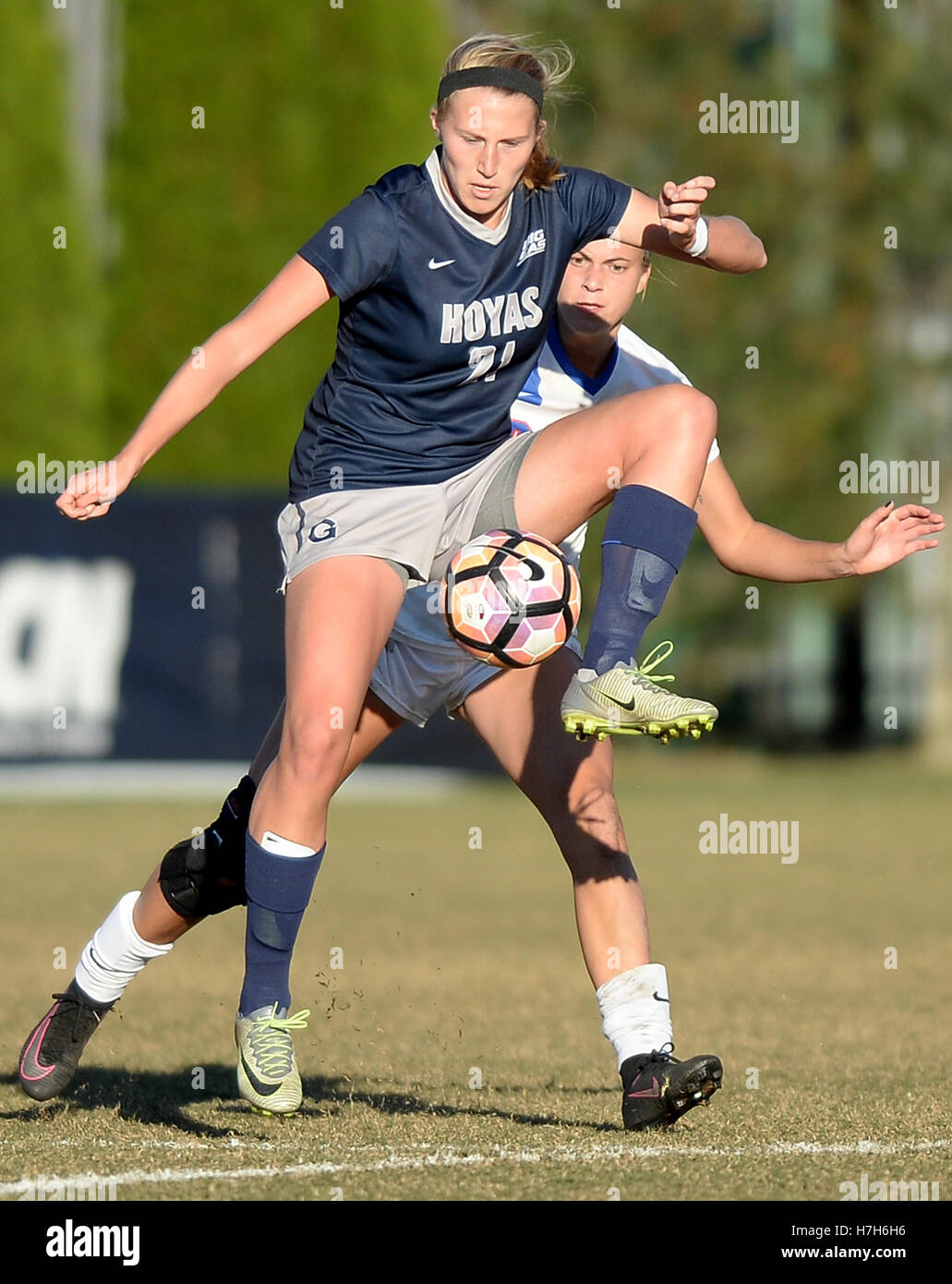 Washington, DC, USA. 4th Nov, 2016. 20161104 - Georgetown forward GRACE ...